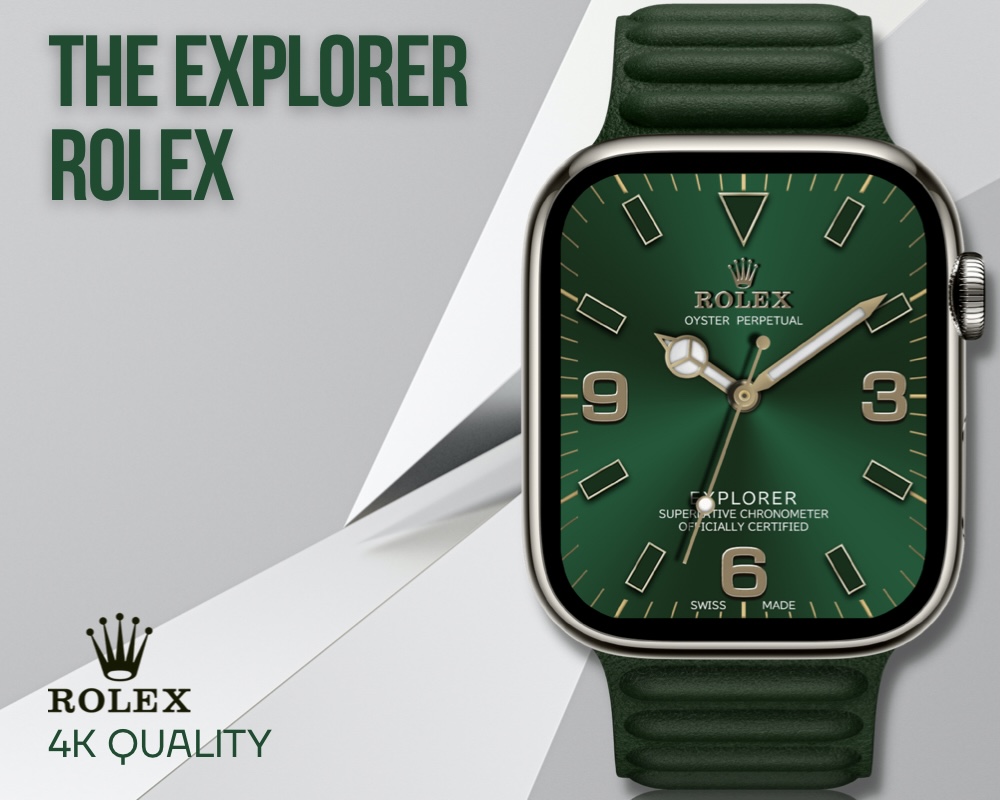 ROLEX EXPLORER 4K GREEN